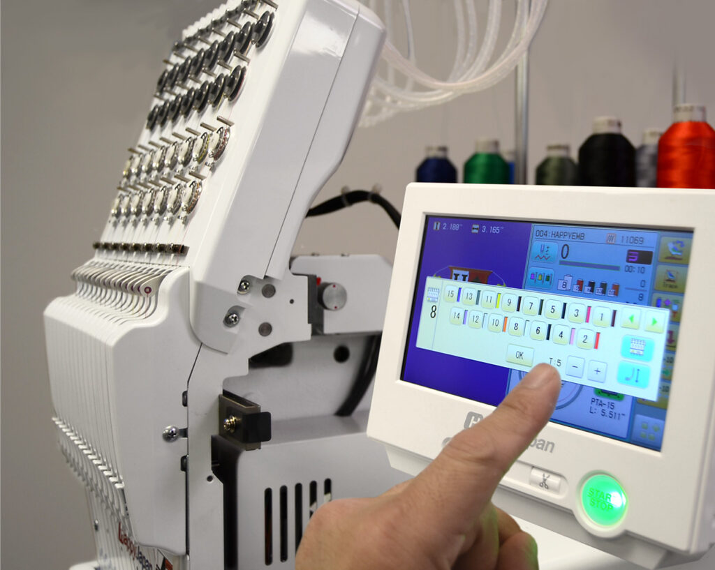 Texmac's HCU2-1501 Embroidery Machine