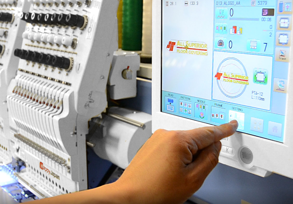 Texmac's HCR3-1508 Embroidery Machine