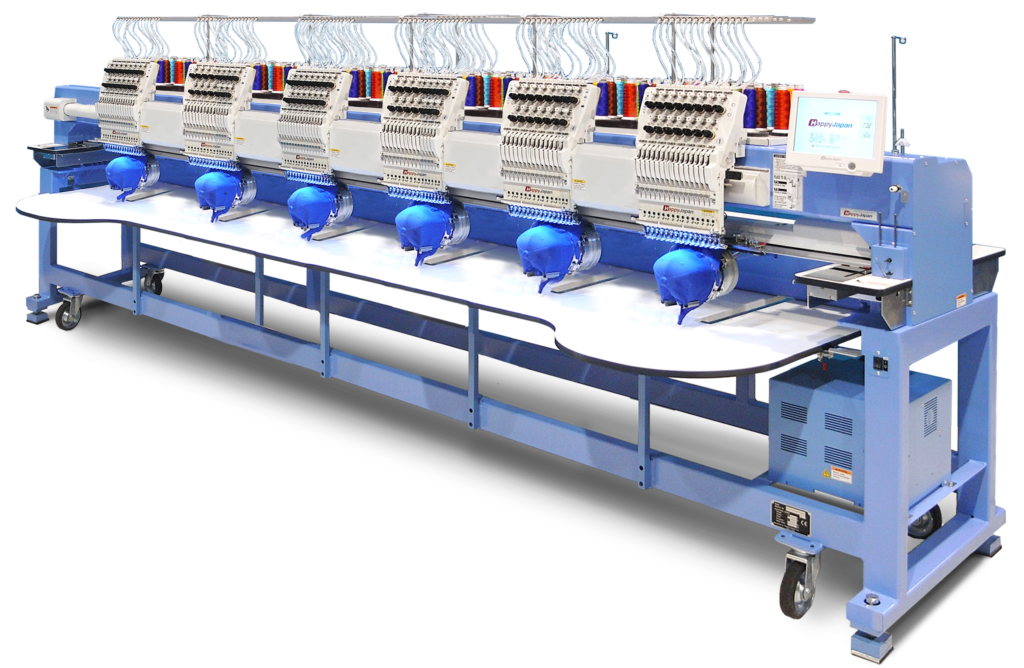HappyJapan Multi-Head Embroidery Machines