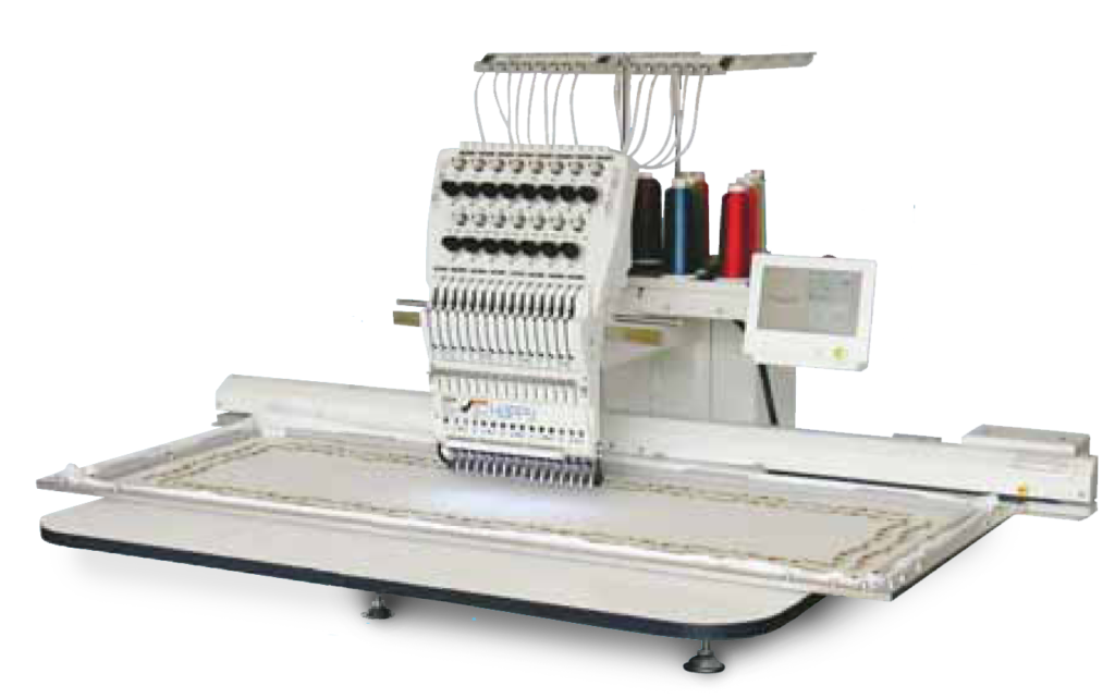 Texmac's HCD3e-X1501 Extended Field Embroidery Machine